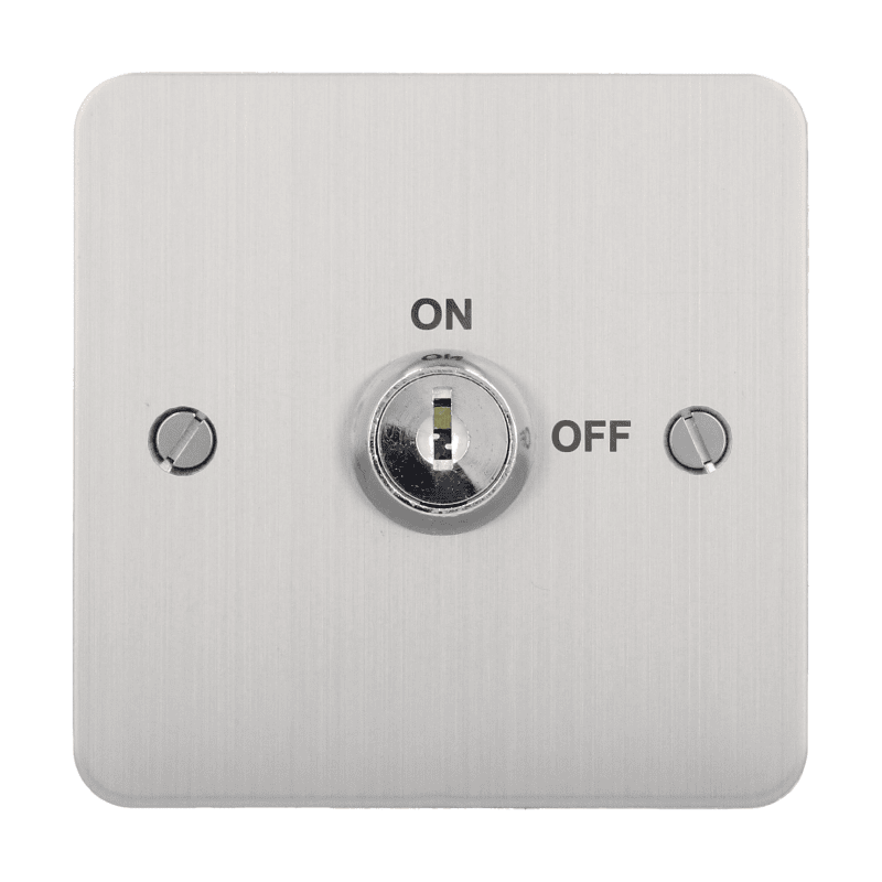 KEY-SFMOKA | Flush square key switch, 2-position, momentary